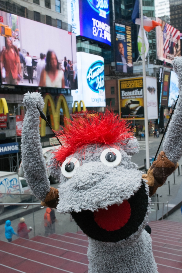 Hand to God's Rabble-Rousing Puppet Takes Times Square - TheaterMania.com