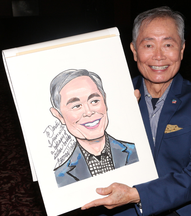 Allegiance and Star Trek Favorite George Takei Receives Sardi's ...