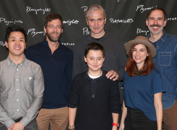 Aya Cash, Erik Lochtefeld, and Cast of The Light Years Meet the Press ...