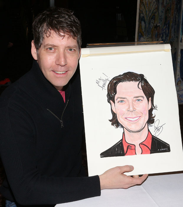 Phantom of the Opera's James Barbour Gets a Sardi's Caricature ...