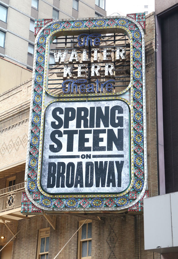 Bruce Springsteen Gets His Broadway Marquee - TheaterMania.com