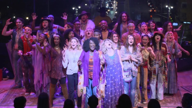 Jonathan Groff, Caissie Levy, and More Return to Hair for Anniversary ...
