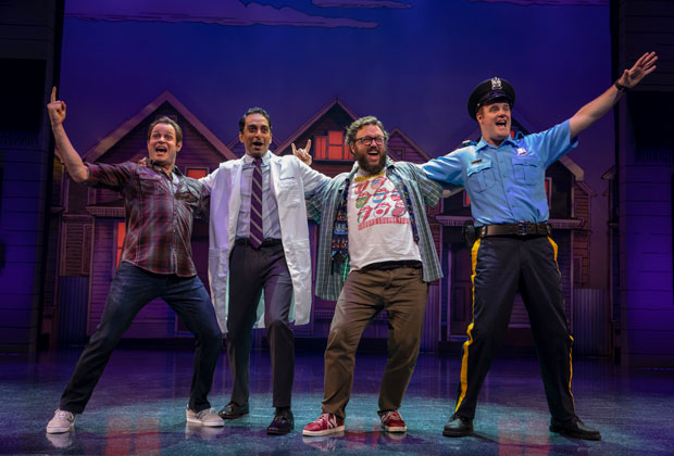 Mitchell Jarvis and the Cast of Gettin' the Band Back Together Rock in ...