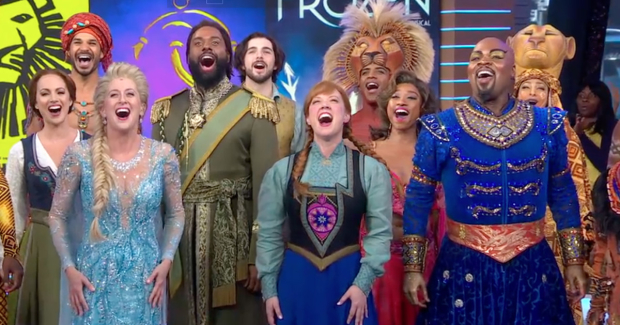 A Disney Medley From Stars of Frozen, Aladdin, and The Lion King ...