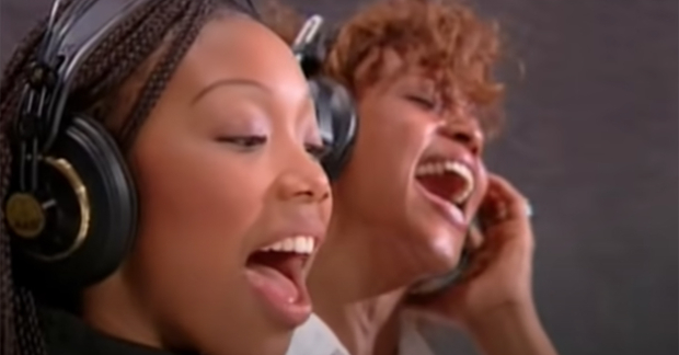 Flashback Friday: Whitney Houston and Brandy Rehearse for Cinderella ...