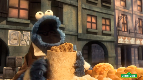 Cookie Monster Is Jean Bon-Bon in Sesame Street's Les Misérables Parody ...