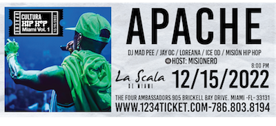 APACHE EN CONCIERTO on Miami: Get Tickets Now! | Theatermania - 409414