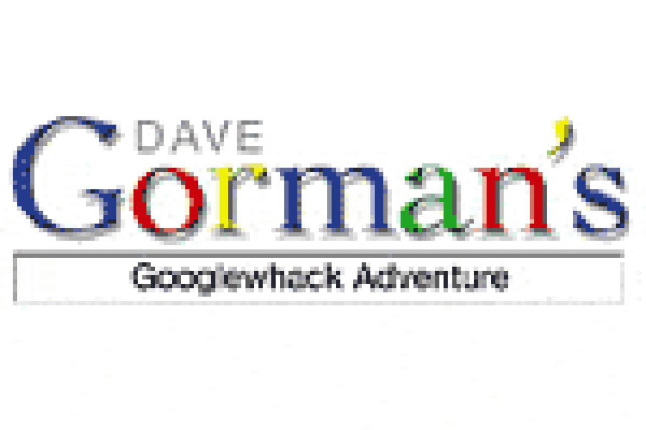 Dave Gorman’s Googlewhack! Adventure - TheaterMania.com