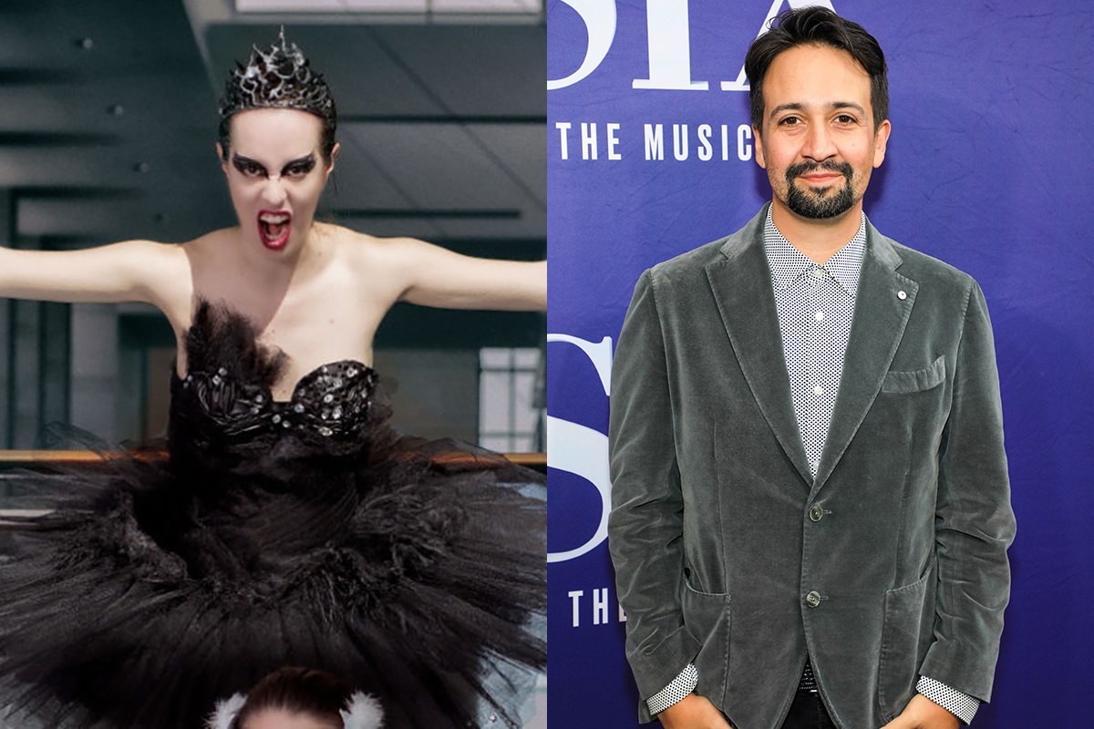 See Black Swan With Lin-Manuel Miranda and Darren Aronofsky ...