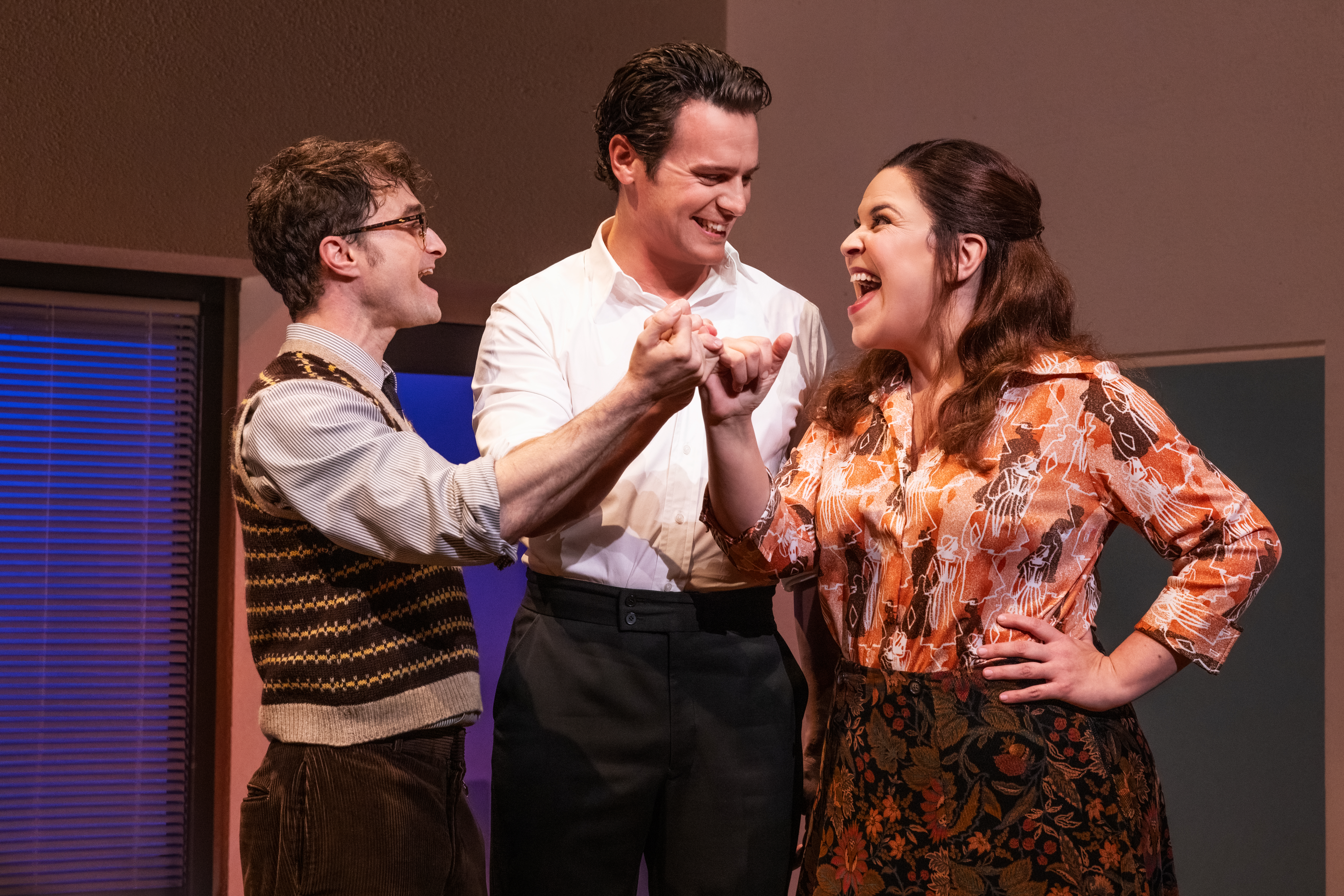 Merrily We Roll Along, With Jonathan Groff, Daniel Radcliffe, and ...