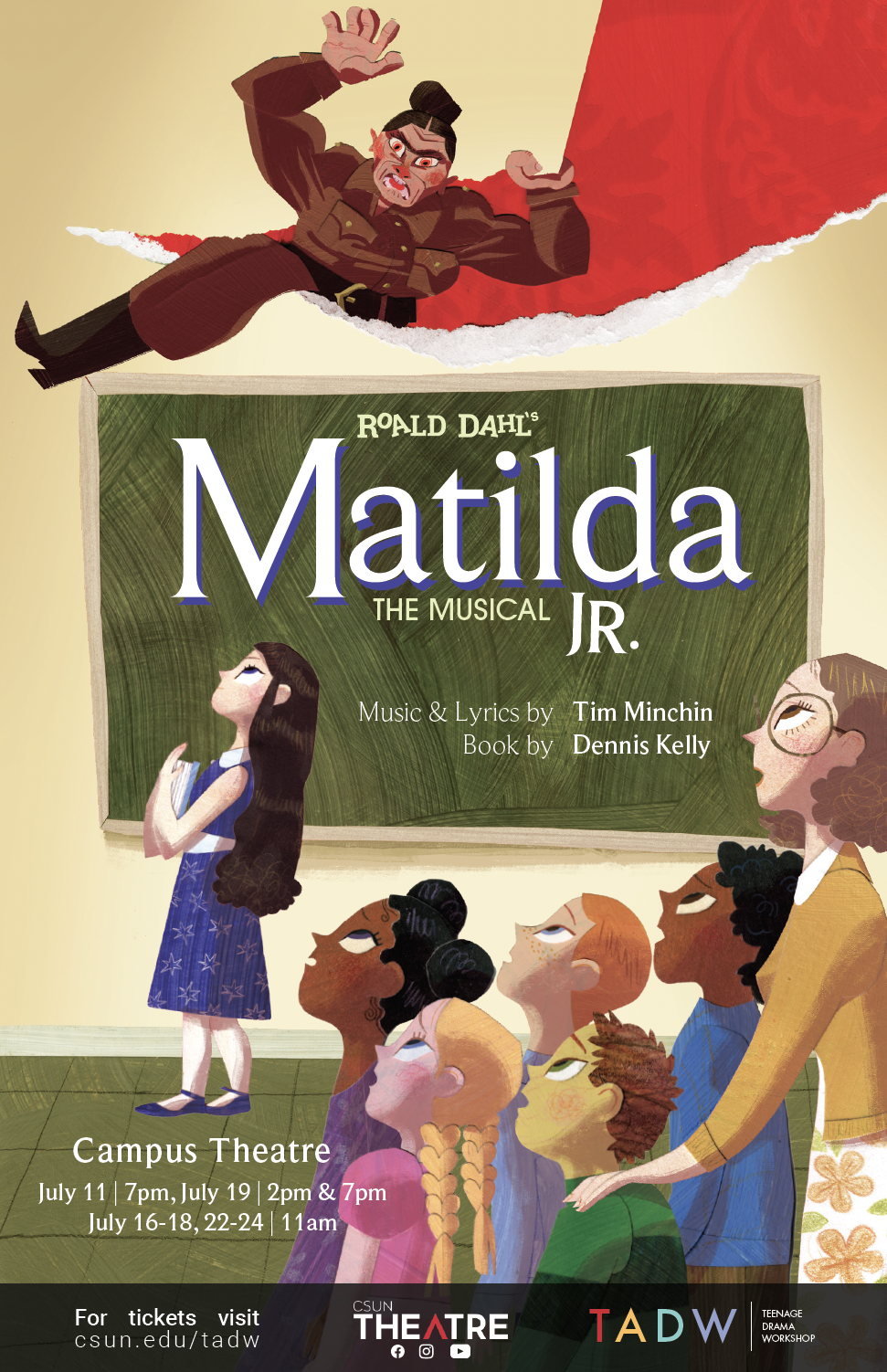 Roald Dahl’s Matilda the Musical JR. | CSUN’s Teenage Drama Workshop ...