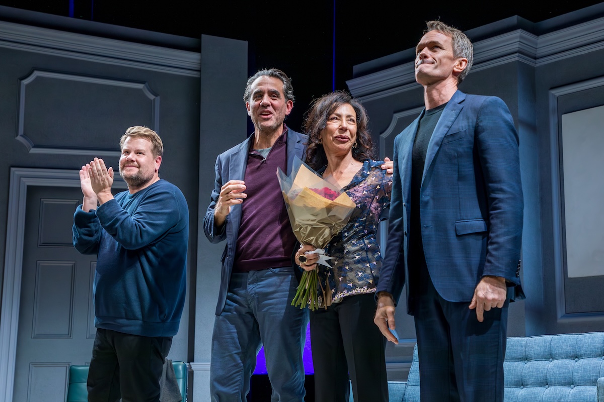 Curtain Call: James Corden, Bobby Cannavale, and Neil Patrick Harris at the Opening Night of Art ...