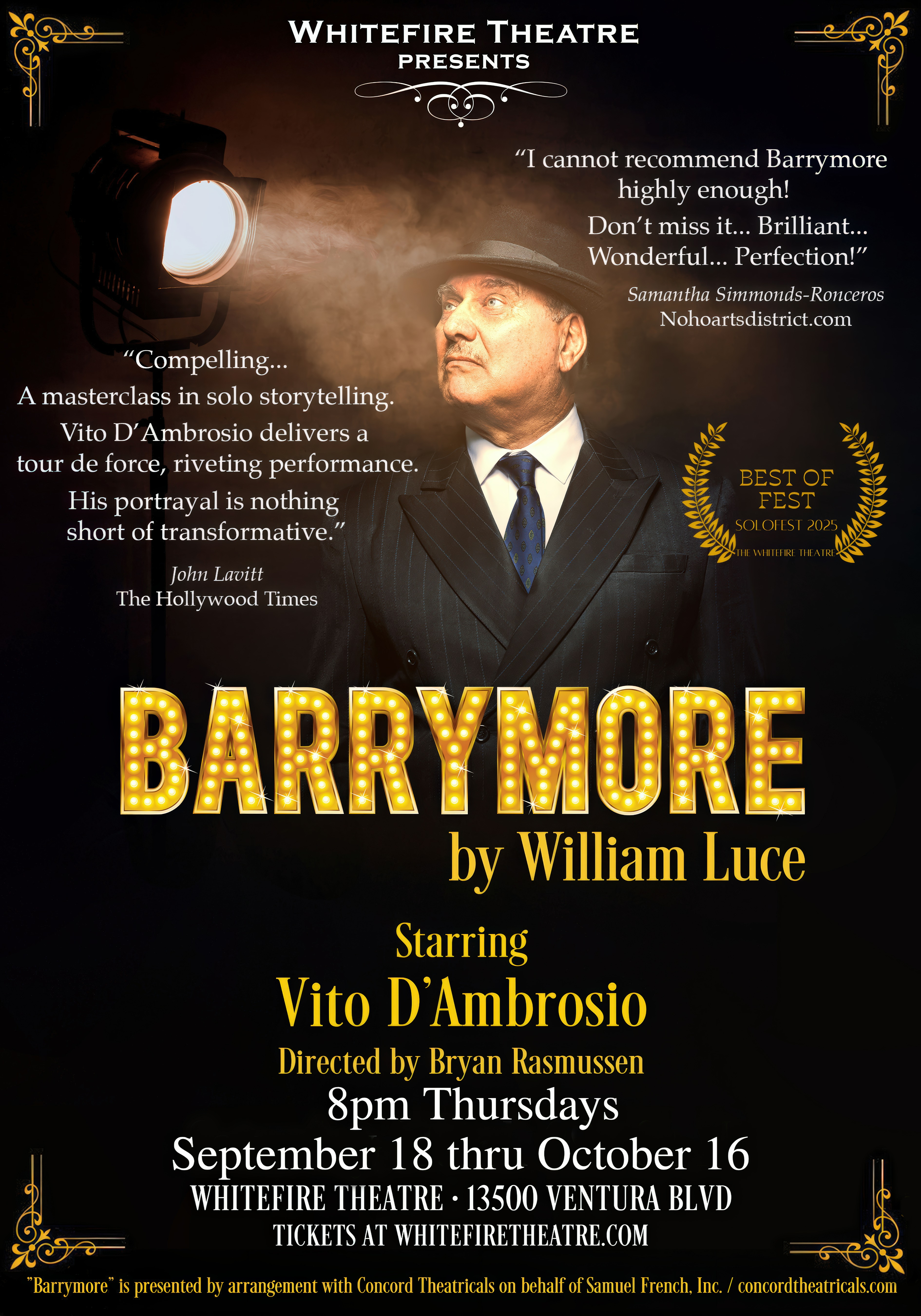 BARRYMORE - TheaterMania.com