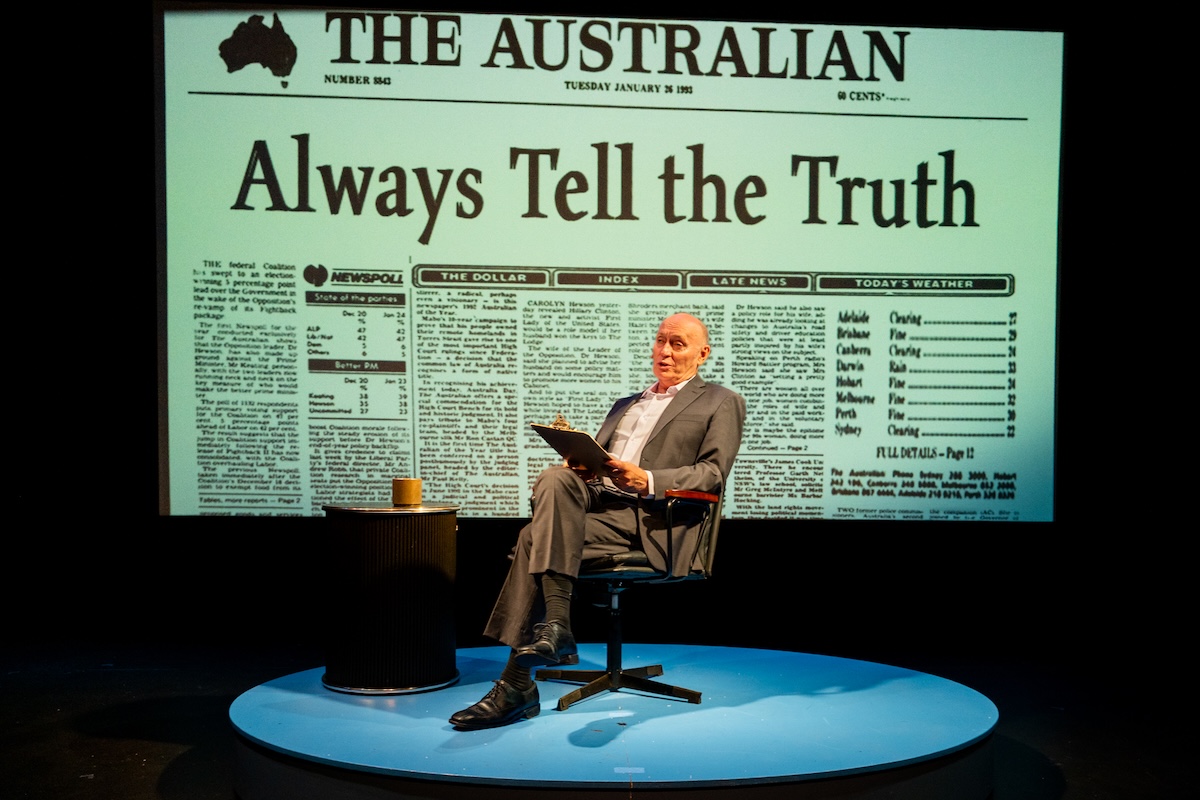 Review: A Media Mogul Looks Back on His Life in Murdoch: The Final Interview - TheaterMania.com