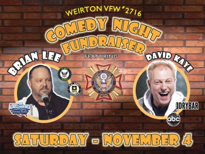 10.4.25 Comedy Night Fundraiser at Weirton VFW #2716 – WEIRTON, WV on ...