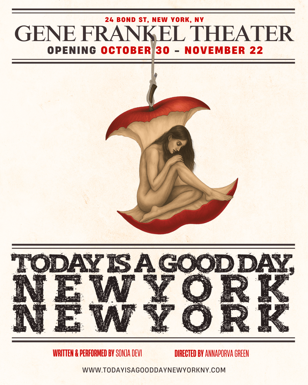 Today Is A Good Day, New York New York - TheaterMania.com